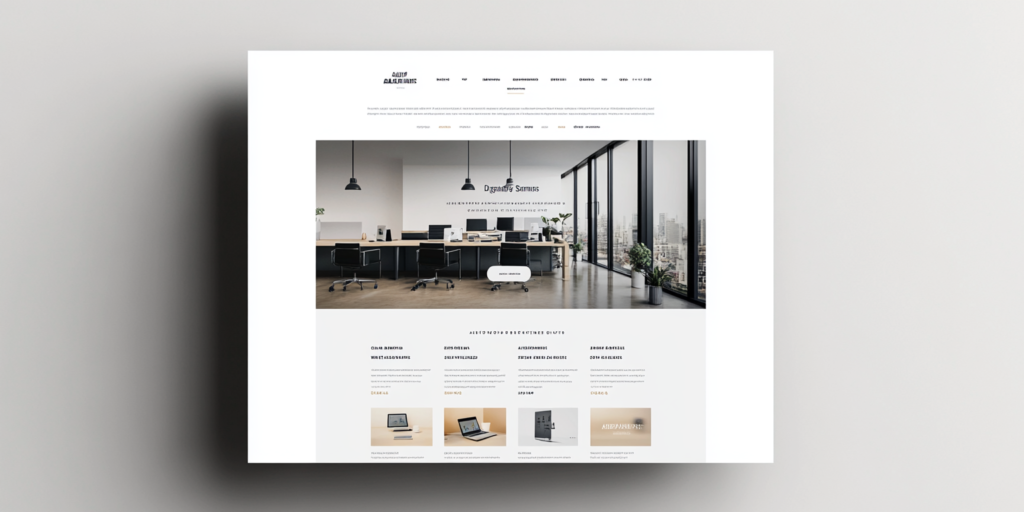 Modern workspace website design suite Rami Maki