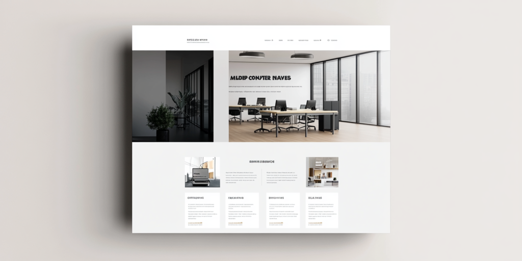 Modern workspace website design suite Rami Maki