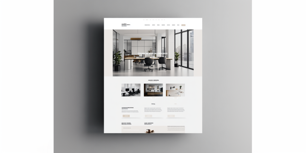 Modern workspace website design suite Rami Maki