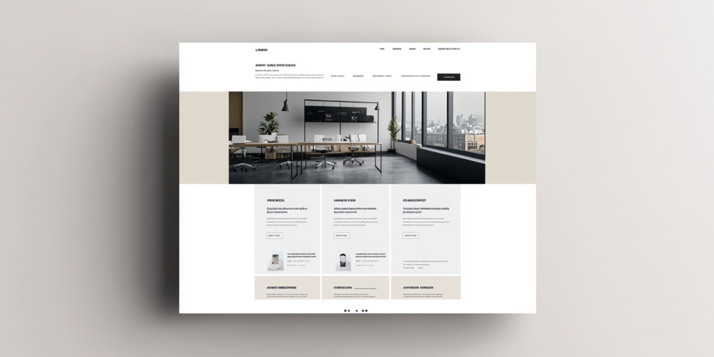 Modern workspace website design suite Rami Maki