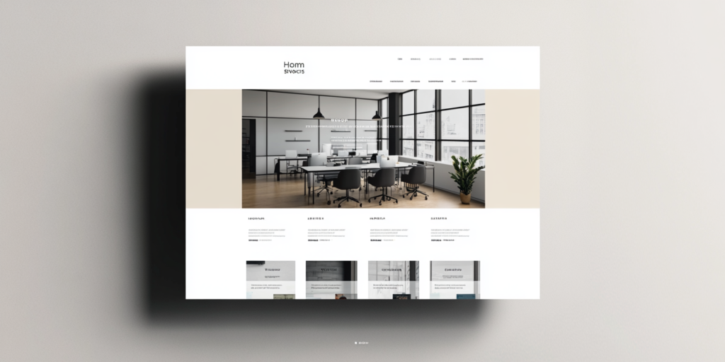 Modern workspace website design suite Rami Maki